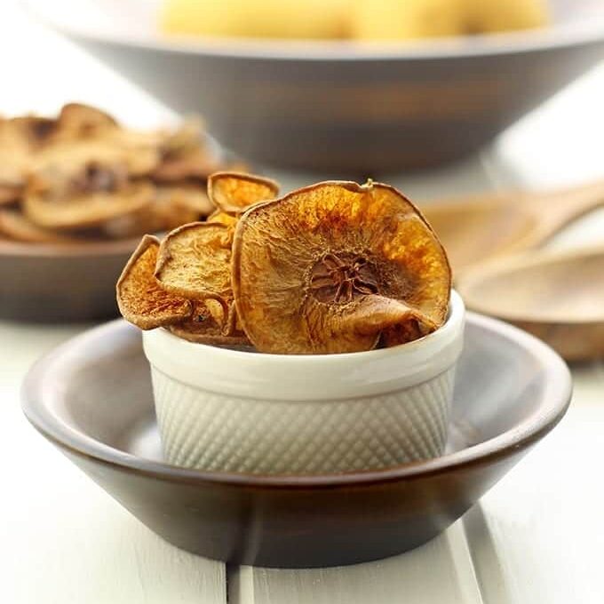 Baked Asian Pear Chips - The Healthy Maven