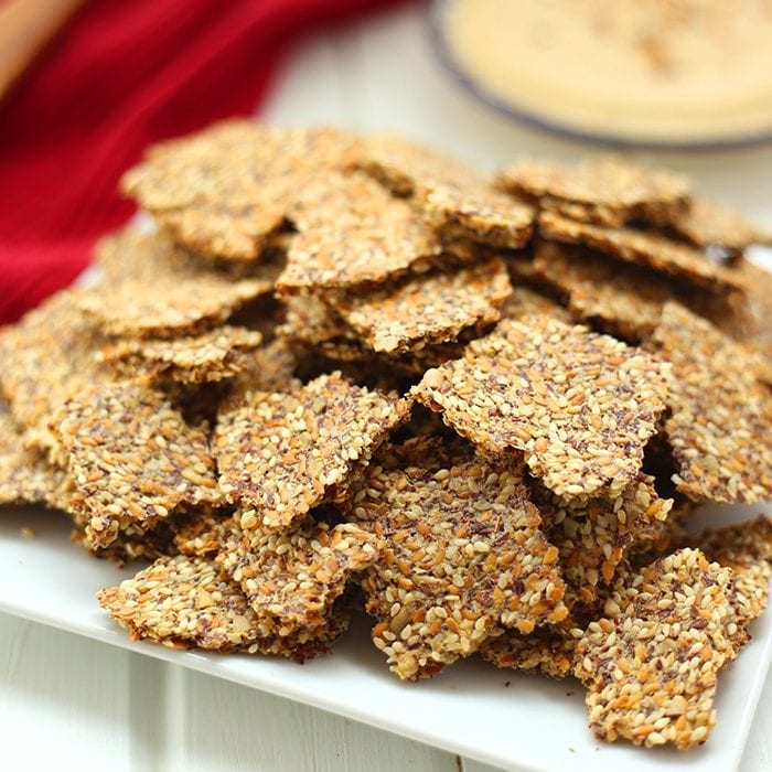 SuperSeed Crackers Recipe [In The Oven] - The Healthy Maven